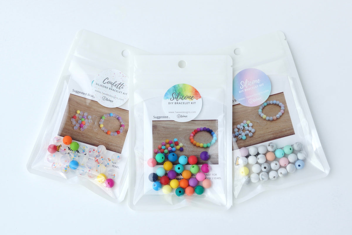 Pastel Marble Bracelet Kit – 1 Wave Designs